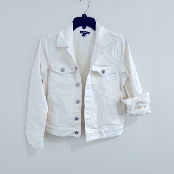 J. Crew Factory | Jackets & Coats | J Crew Mercantile White Denim ...